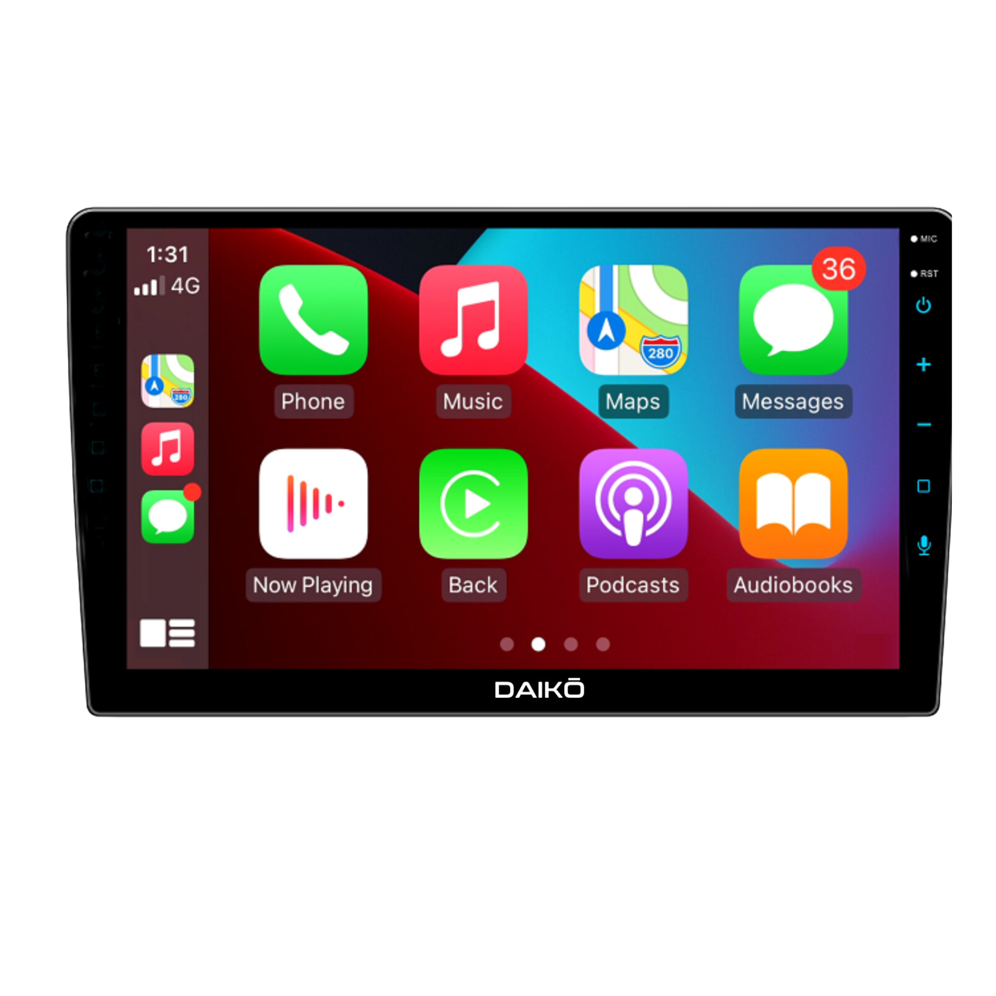 Daiko Carplay Car stereo Android Auto 9 inch Touch Screen GPS WiFi
