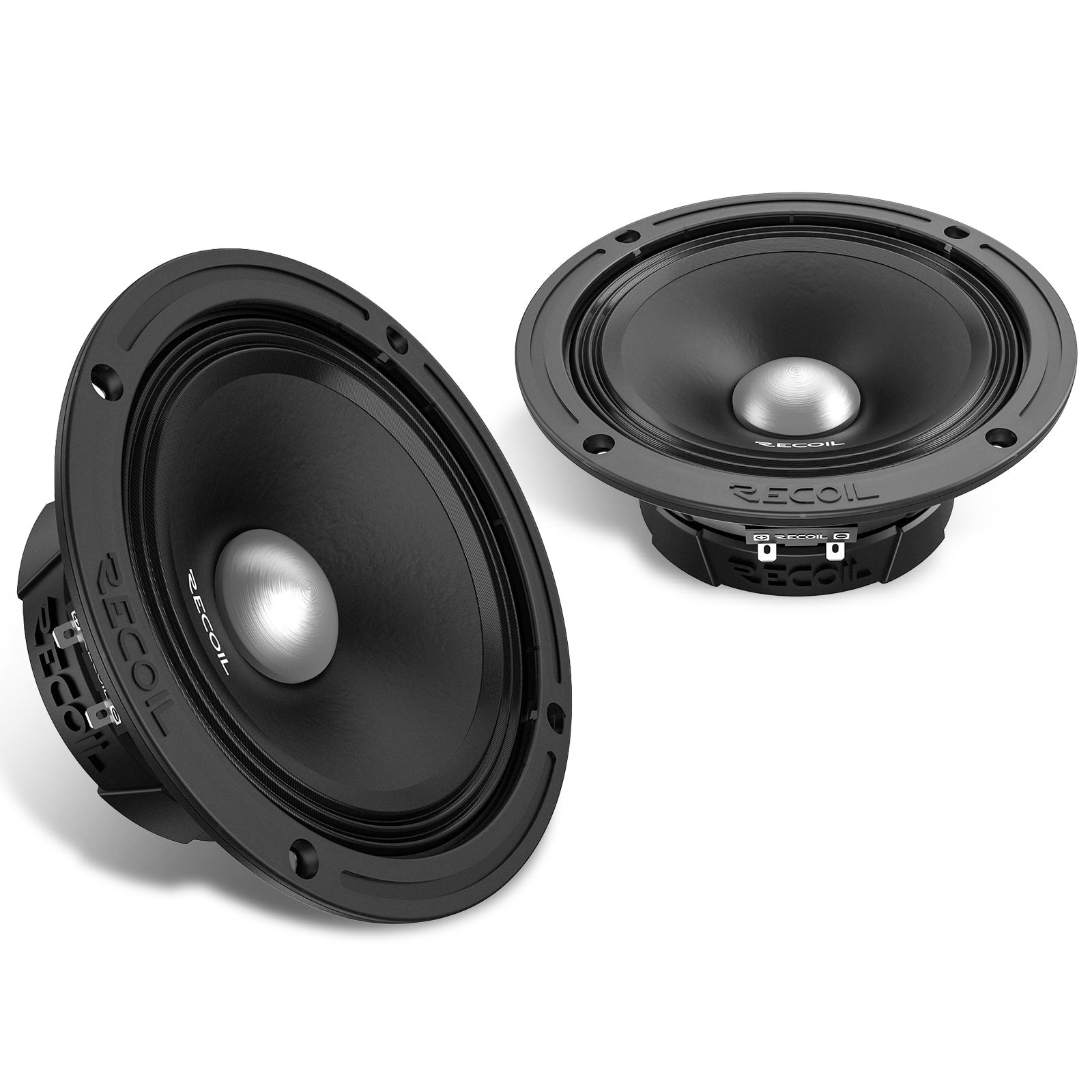 Recoil MS65-4P 6.5-Inch Midrange Pro Audio Car Speakers 600W Max 300 W