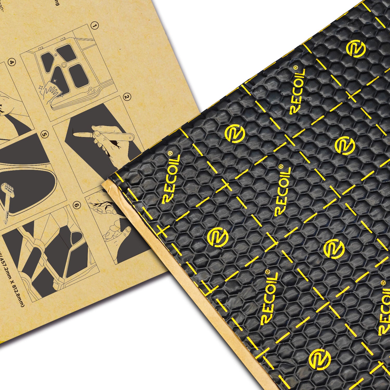 Recoil XLBK Light-Weight Dampening Mats 9-Sheets 18inchx32inch