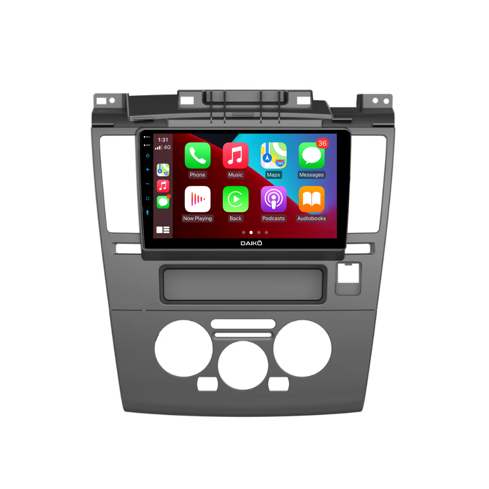 Daiko Multimedia Unit Wireless Carplay Android Auto For Nissan Tiida 2