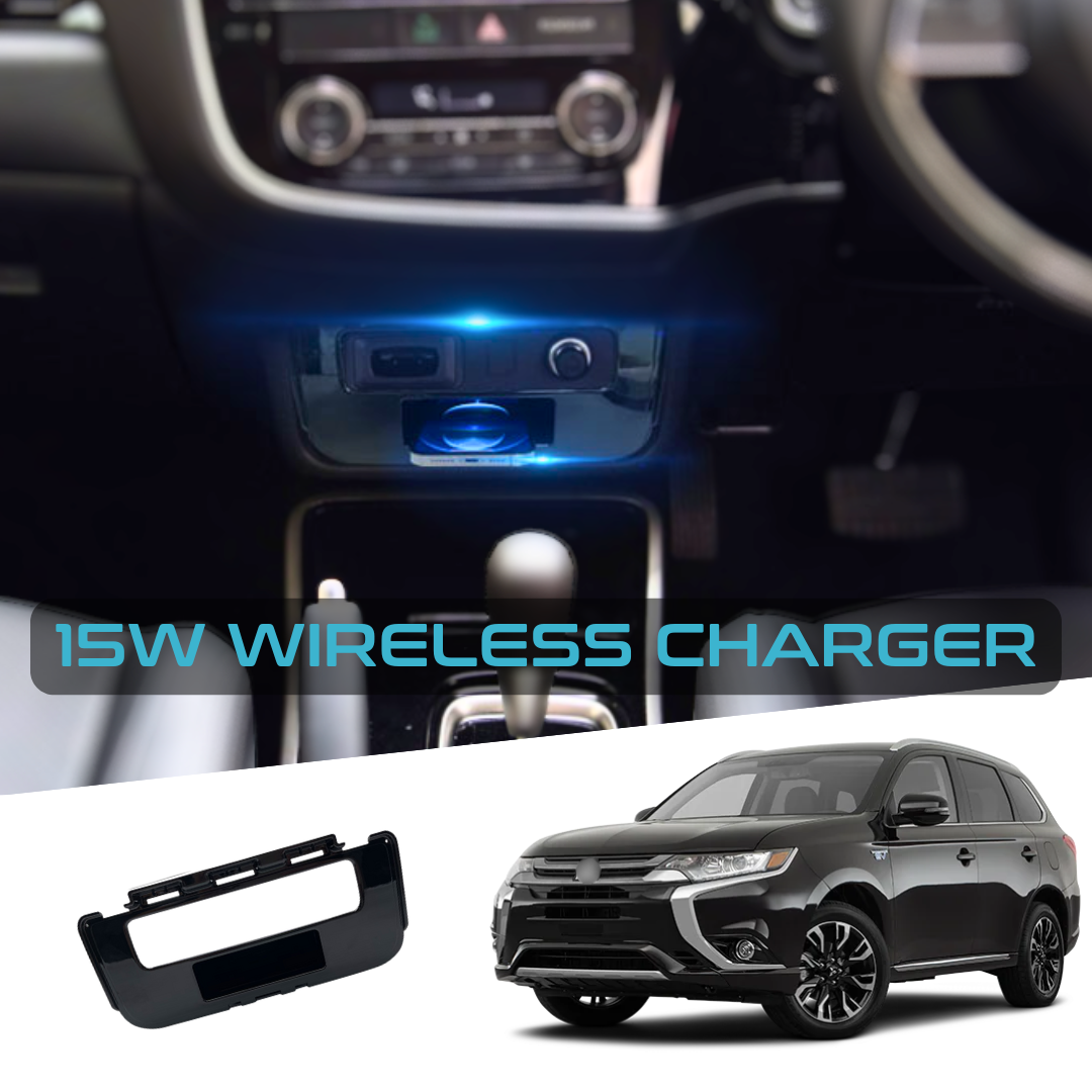 Wireless Charger For Mitsubishi Outlander 2013-2018 15W Fast Charging