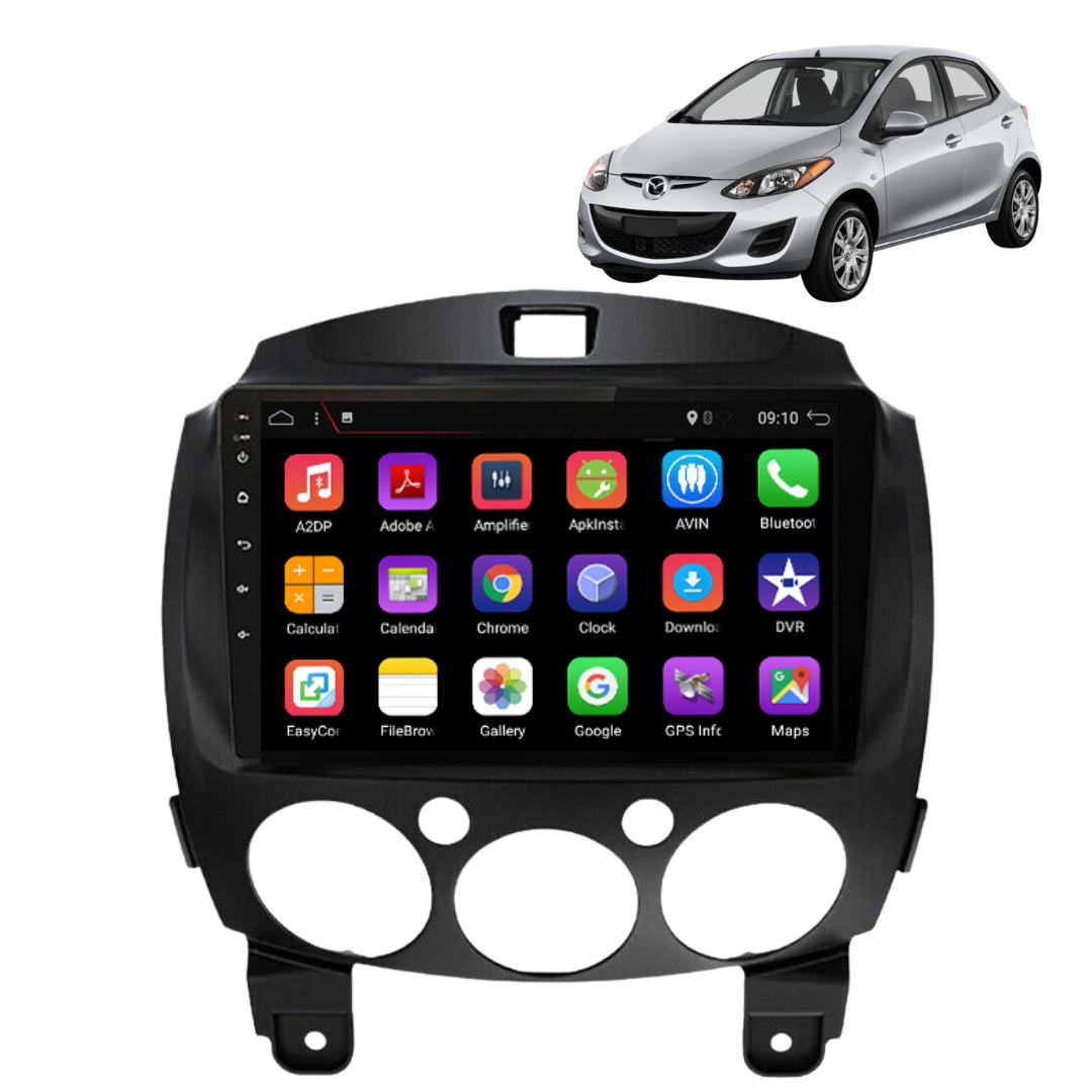 Daiko Multimedia Unit Wireless Carplay Android Auto For Mazda 2 Demio