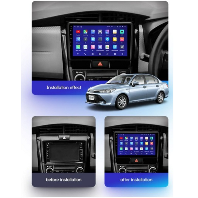 Daiko X Car Stereo Wireless Carplay Android Auto For Toyota Axio Field